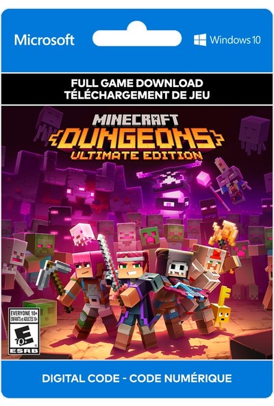 Minecraft Dungeons Ultimate Edition Windows 10 11 Pc Minecraft Dungeons Ultimate Edition Windows 10 11 Pc