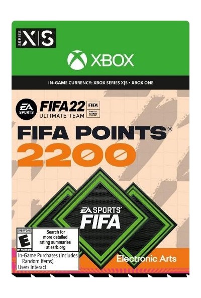 Fifa 22 - 2200 Fut Points Xbox One Series X|S Xbox Oyun Fifa 22 - 2200 Fut Points Xbox One Series X|S Xbox Oyun