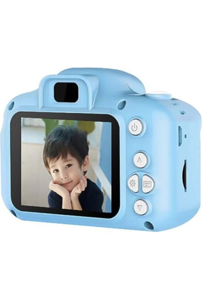 Çocuklar İçin Mini Hd 1080P Dijital Fotoğraf Makinesi - Oyun Yüklü Açık Mavi Çocuklar İçin Mini Hd 1080P Dijital Fotoğraf Makinesi - Oyun Yüklü Açık Mavi