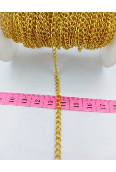 Ztt Zincir 0,8mm Gold Renk Takı ve Kolye Yapımı 10 Metre Ztt Zincir 0,8mm Gold Renk Takı ve Kolye Yapımı 10 Metre