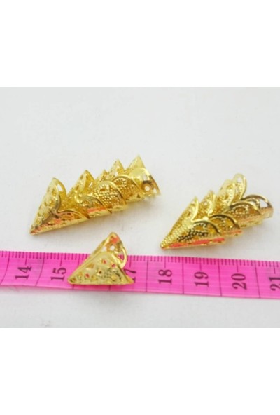 Ztt Gold Renk Iğneoyası Fular Aparatı Cadı Tırnağı 100 Adet Ztt Gold Renk Iğneoyası Fular Aparatı Cadı Tırnağı 100 Adet