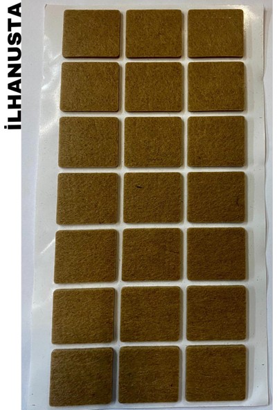 İlhan Usta Masa Sandalye Parke Zemin Koruyucu Keçe Yapışkanlı 30X30 mm (21'li Paket) İlhan Usta Masa Sandalye Parke Zemin Koruyucu Keçe Yapışkanlı 30X30 mm (21'li Paket)