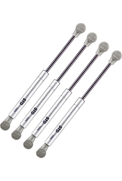 Std 4 Adet Dolap Amortisörü Gazlı Piston Kapak Hidroliği 27 cm 100N Std 4 Adet Dolap Amortisörü Gazlı Piston Kapak Hidroliği 27 cm 100N