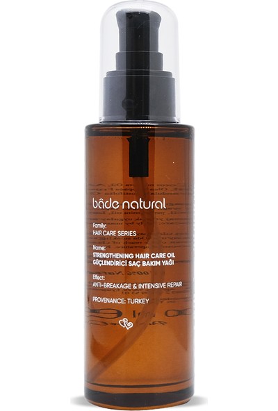 Bade Natural Güçlendirici Saç Bakım Yağı 100 ml Bade Natural Güçlendirici Saç Bakım Yağı 100 ml