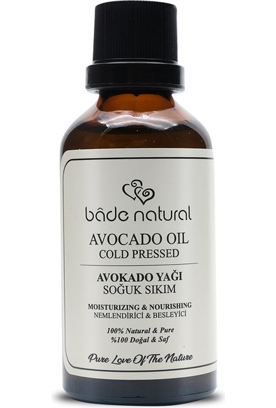 Bade Natural Soğuk Sıkım Avokado Yağı %100 Doğal & Saf Bade Natural Soğuk Sıkım Avokado Yağı %100 Doğal & Saf