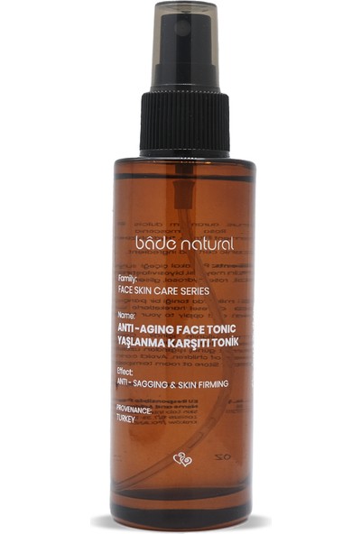 Bade Natural Yaşlanma Karşıtı & Elastikiyet Arttırıcı Tonik