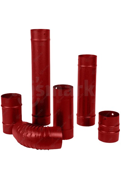 Alismarkt Şömine Soba Borusu Kırmızı Alismarkt Şömine Soba Borusu Kırmızı