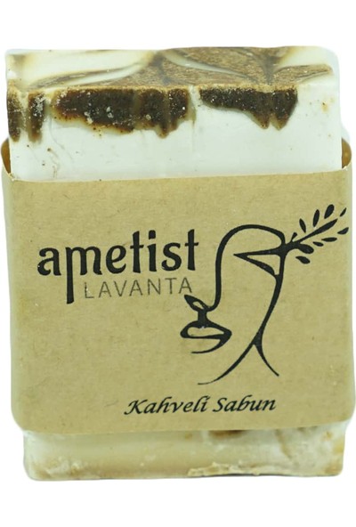 Ametist Lavanta Doğal El Yapımı Kahveli Sabun 110 Gr