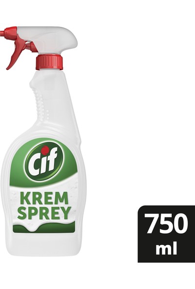 Cif Krem Sprey %100 Cif Krem Gücü 750 ml