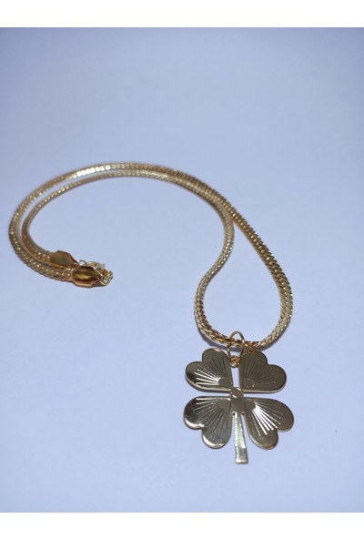 Dilerce Tasarım Yonca Yaprağı Kolye