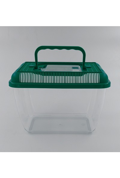 Friendly Plast Taşınabilir Akvaryum 3,5 Litre Plastik Fanus Yeşil Friendly Plast Taşınabilir Akvaryum 3,5 Litre Plastik Fanus Yeşil