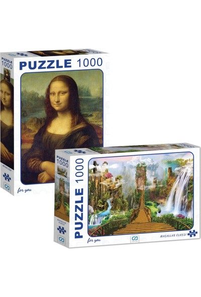 Ca Games Mona Lisa - Masallar Ülkesi 1000 Parça Puzzle 2'li Set Ca Games Mona Lisa - Masallar Ülkesi 1000 Parça Puzzle 2'li Set