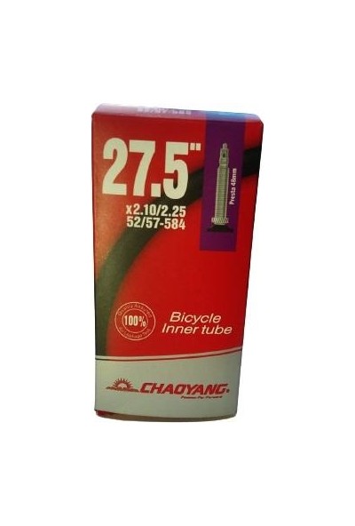 Chaoyang Bisiklet Iç Lastiği 27.5x2.10/2.25 52/57-584 Fv 48M Kutulu 6927116187576 Y130408 Chaoyang Bisiklet Iç Lastiği 27.5x2.10/2.25 52/57-584 Fv 48M Kutulu 6927116187576 Y130408