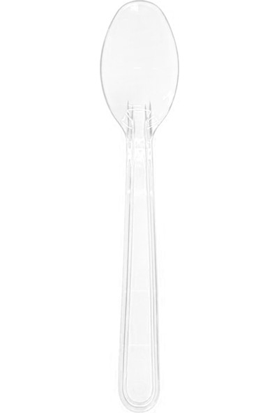Ambalaj Pazarı Tatlı-Dondurma Kaşığı Şeffaf 12,5cm