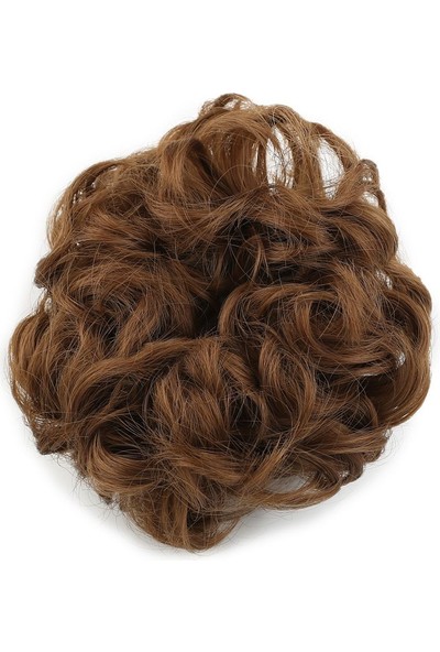 Colezium Yoğun Saçlı Lastikli Topuz Toka - Bebek Kumralı