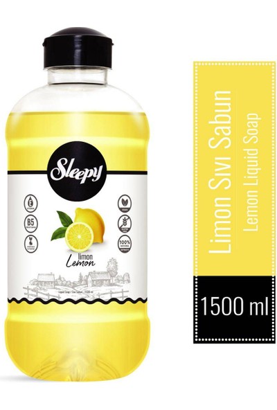 Sleepy Limon Sıvı Sabun 1500 ml Sleepy Limon Sıvı Sabun 1500 ml