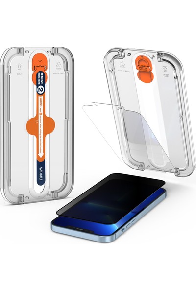 AktarMobile iPhone 13 Pro Max Privacy Ekran Koruyucu & Kolay Kurulum Aparatı - 9h Gizli Filtreli Ghost Hayalet AktarMobile iPhone 13 Pro Max Privacy Ekran Koruyucu & Kolay Kurulum Aparatı - 9h Gizli Filtreli Ghost Hayalet