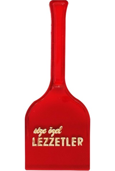 Ambalaj Pazarı Tatlı ve Pasta Servis Spatulası Kırmızı