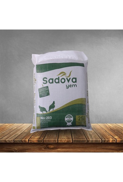 Sadova Yem 203 (Toz-Granül) Yumurta Irkı Yarka Yemi -25 kg