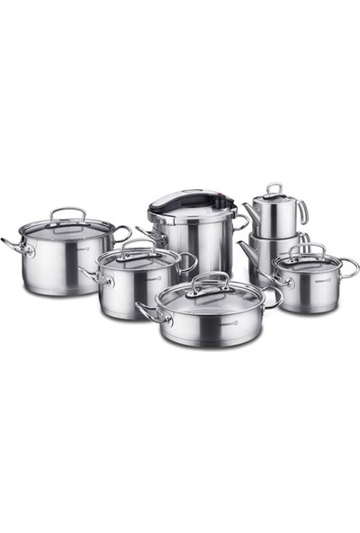 Korkmaz Proline 15 Parça Hiper Set A1757 Korkmaz Proline 15 Parça Hiper Set A1757
