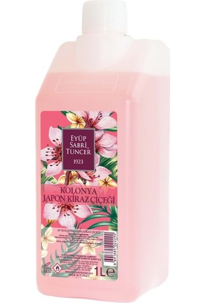Eyüp Sabri Tuncer Japon Kiraz Çiçeği Kolonyası 1 Litre - Koruma Kilitli Kapak Eyüp Sabri Tuncer Japon Kiraz Çiçeği Kolonyası 1 Litre - Koruma Kilitli Kapak