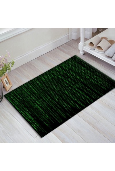 Alcahome Matrix Bilgisayar Kodları Desen Dekoratif Ev Içi - Kapı Önü Paspası Alcahome Matrix Bilgisayar Kodları Desen Dekoratif Ev Içi - Kapı Önü Paspası