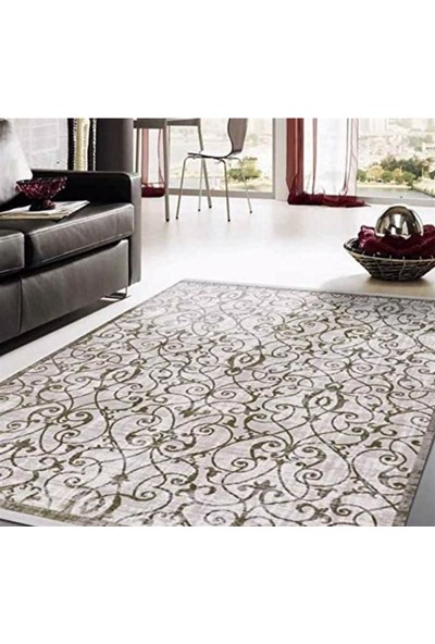 Atlantik Halı Albika Home Atlantik Halı Nüans 0284AA Gri / Yeşil Modern Akrilik Halı