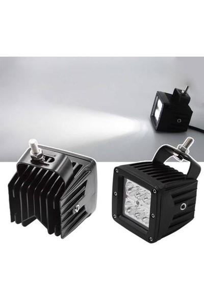 Spechton Off Road LED Aydınlatma Spot Lamba Çalışma Lambası 6 Ledli Kare Model Spechton Off Road LED Aydınlatma Spot Lamba Çalışma Lambası 6 Ledli Kare Model