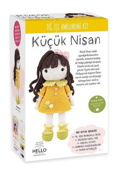 Tuva Tığ Işi Amigurumi Kit - Küçük Nisan