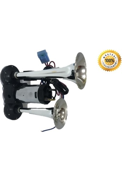 Stiff K1020 Ikili Kompresörlü Korna Krom 12 V