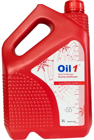Oil1 Kırmızı Antifriz 3 Litre ( -55 Derece ) Oil1 Kırmızı Antifriz 3 Litre ( -55 Derece )