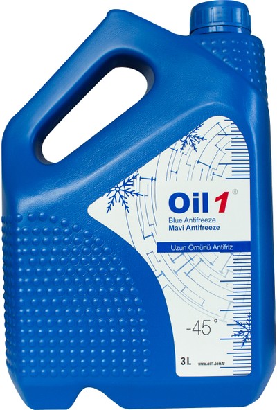 Oil1 Mavi Antifriz ( -45 Derece ) 3 Litre Oil1 Mavi Antifriz ( -45 Derece ) 3 Litre