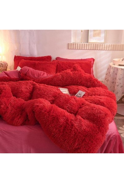 İmera Home Hobby Chinchilla Peluş Nevresim&yatak Örtüsü Çift Kş