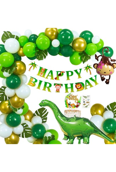 Mmtx Orman Hayvanı Temalı Bebek Duşu Doğum Günü Balon Zincir Balon Seti (Yurt Dışından) Mmtx Orman Hayvanı Temalı Bebek Duşu Doğum Günü Balon Zincir Balon Seti (Yurt Dışından)