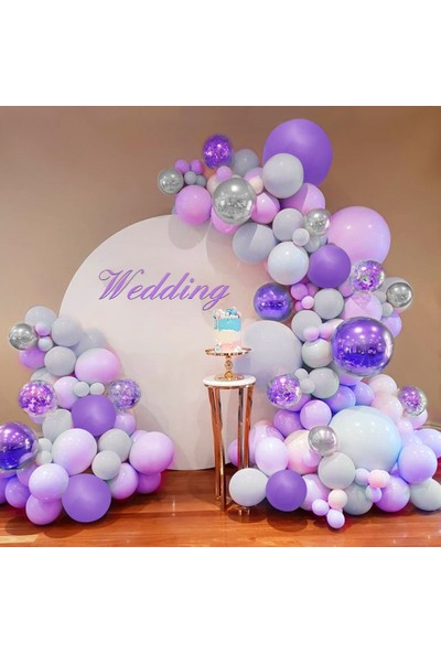 115 Adet Balon Garland Kemeri Düğün Doğum Günü Partisi Dekorasyon Yıldönümü Parti Malzemeleri Için Latekspurple Balonlar (Yurt Dışından) 115 Adet Balon Garland Kemeri Düğün Doğum Günü Partisi Dekorasyon Yıldönümü Parti Malzemeleri Için Latekspurple Balonlar (Yurt Dışından)