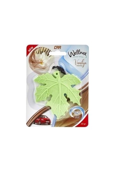 Wellnax Yaprak Oto Ferahlatıcı Vanilya Wellnax Yaprak Oto Ferahlatıcı Vanilya