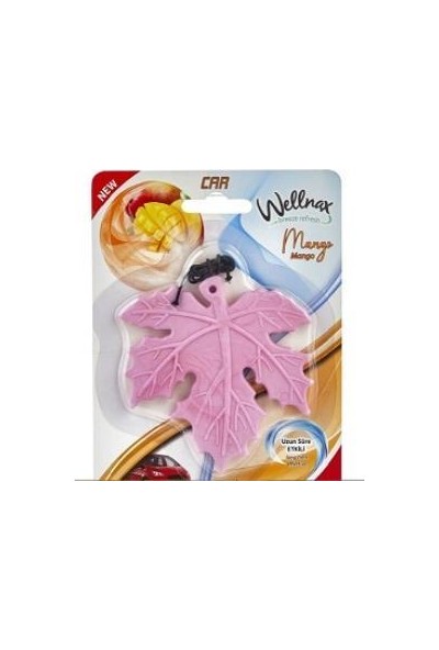 Wellnax Yaprak Oto Ferahlatıcı Mango Wellnax Yaprak Oto Ferahlatıcı Mango