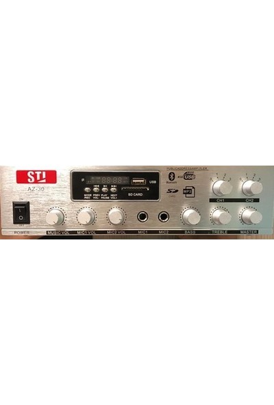 Sti Az-30 2 Kanal 2X60 Watt Stereo Mixer Anfi Sti Az-30 2 Kanal 2X60 Watt Stereo Mixer Anfi