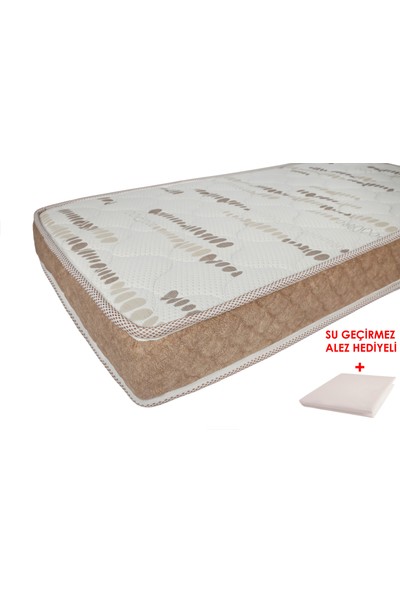 Pure Sleep 50X90X10 Örme Pamuk Terletmeyen Omurga Dostu Sünger Bebek Yatağı (Su Geçirmez Alez Hediyelidir! )