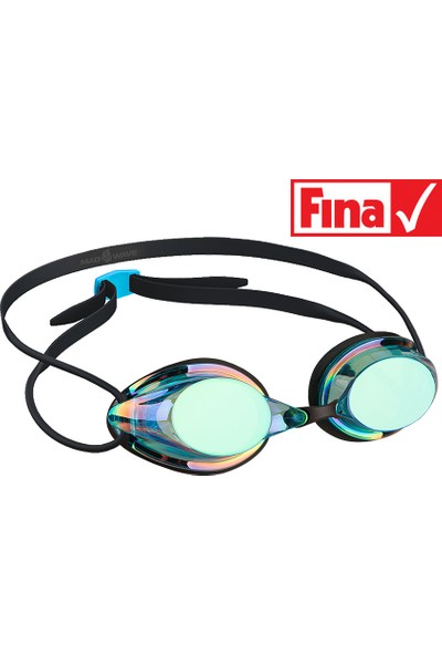 Mad Wave M0457 03 0 04W Racing Goggles Streamlıne Rainbow,