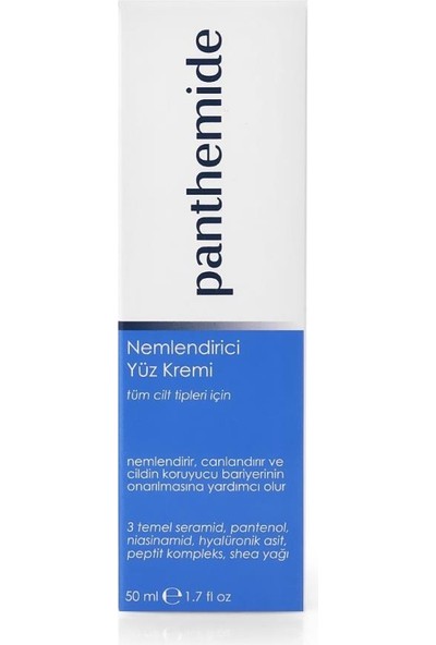 Panthenol Panthemide Nemlendirici Yüz Kremi 50 ml