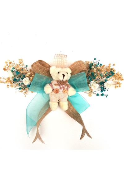 LORA DAVET Bebek Kapı Süsü, Hastane Kapı Süsü, Duvar Süsü Aksesuarları (1 Adet) Mavi - 36506