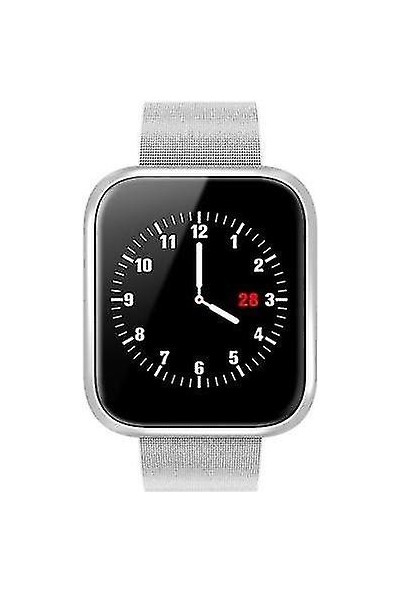 Jessieyou Mall LBQ-P70 1.3 '' Çelik ve Değiştirilebilir Tpu Bantlı Akıllı Saat (Yurt Dışından)