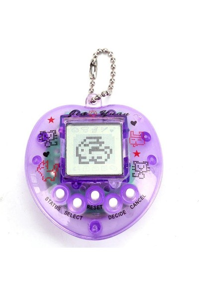 Nostaljik Lezzetler Nostaljik Kalp Sevimli Sanal Bebek Mor