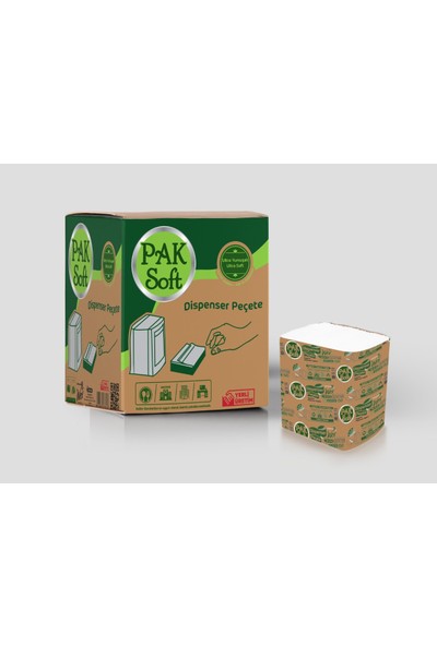 Paksoft Dispenser Peçete 120 Adet* 18 Paket