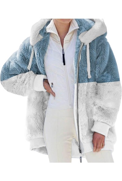 Farfi Trendy Hırka Ceket Rüzgar Geçirmez Uzun Kollu Hafif Patchwork Renk Ipli Açık Için Kabarık Ceket (Yurt Dışından) Farfi Trendy Hırka Ceket Rüzgar Geçirmez Uzun Kollu Hafif Patchwork Renk Ipli Açık Için Kabarık Ceket (Yurt Dışından)