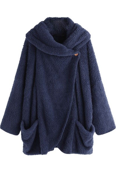Farfi Moda Hırka Ceket Uzun Kollu Soğuk Dayanıklı Hafif Büyük Yaka Batwing Kol Hırka Ceket Tatil (Yurt Dışından) Farfi Moda Hırka Ceket Uzun Kollu Soğuk Dayanıklı Hafif Büyük Yaka Batwing Kol Hırka Ceket Tatil (Yurt Dışından)