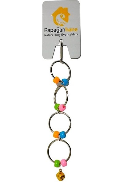 Papağanhane Olimpik Halka Kuş Oyuncağı(Çok Renkli)