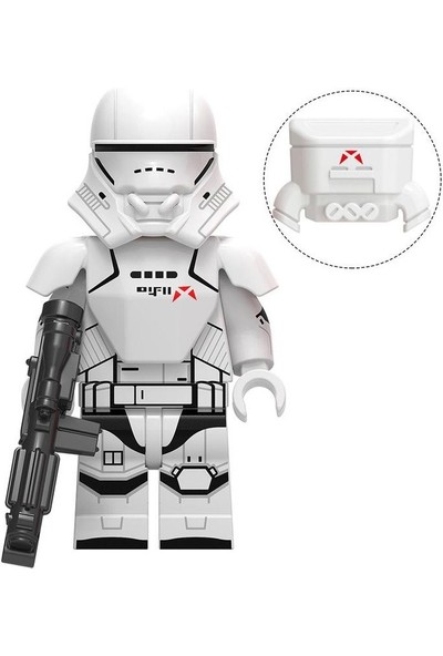 Xinh Star Wars Mini Figür First Order Jet Trooper Helmet B5 Xinh Star Wars Mini Figür First Order Jet Trooper Helmet B5