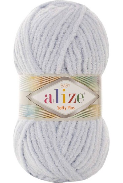 Alize Softy Plus El Örgü Ipi Açık Gri 500 Alize Softy Plus El Örgü Ipi Açık Gri 500